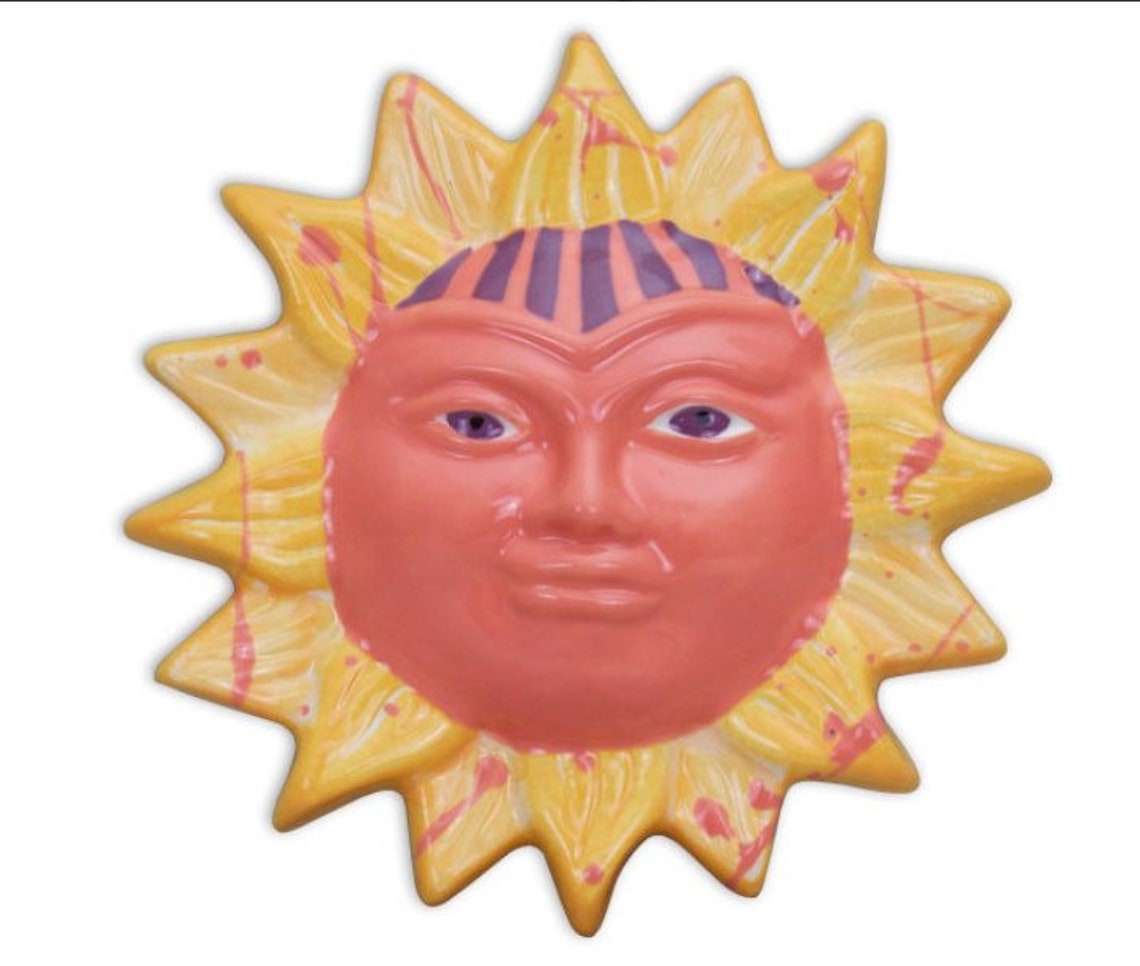 Sun Wall Decor Sun Pottery Painting Kit DIY Pottery Painting - Etsy