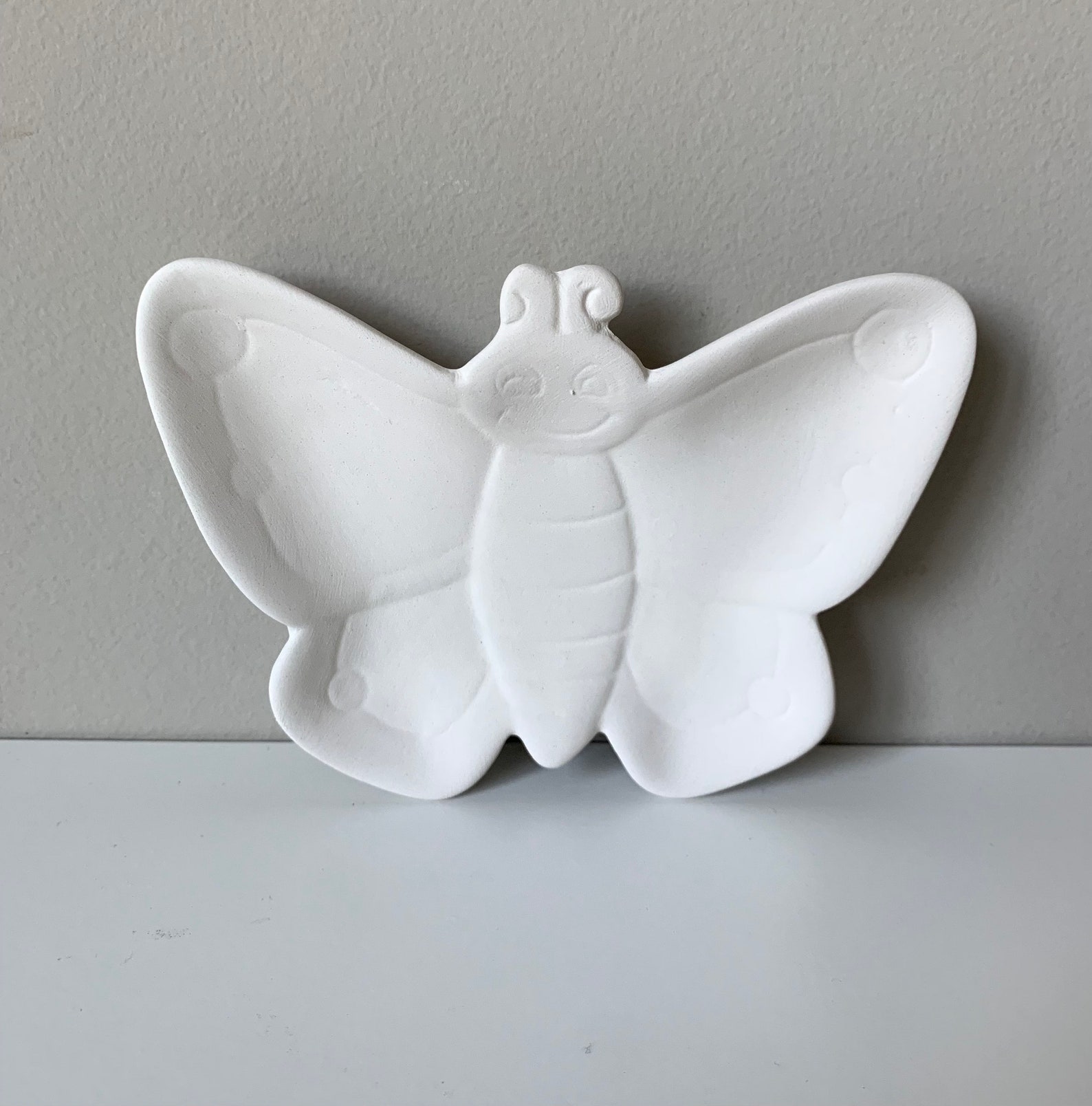 DIY Pottery Painting Kit Butterfly Dish Ceramic Art Kits for - Etsy