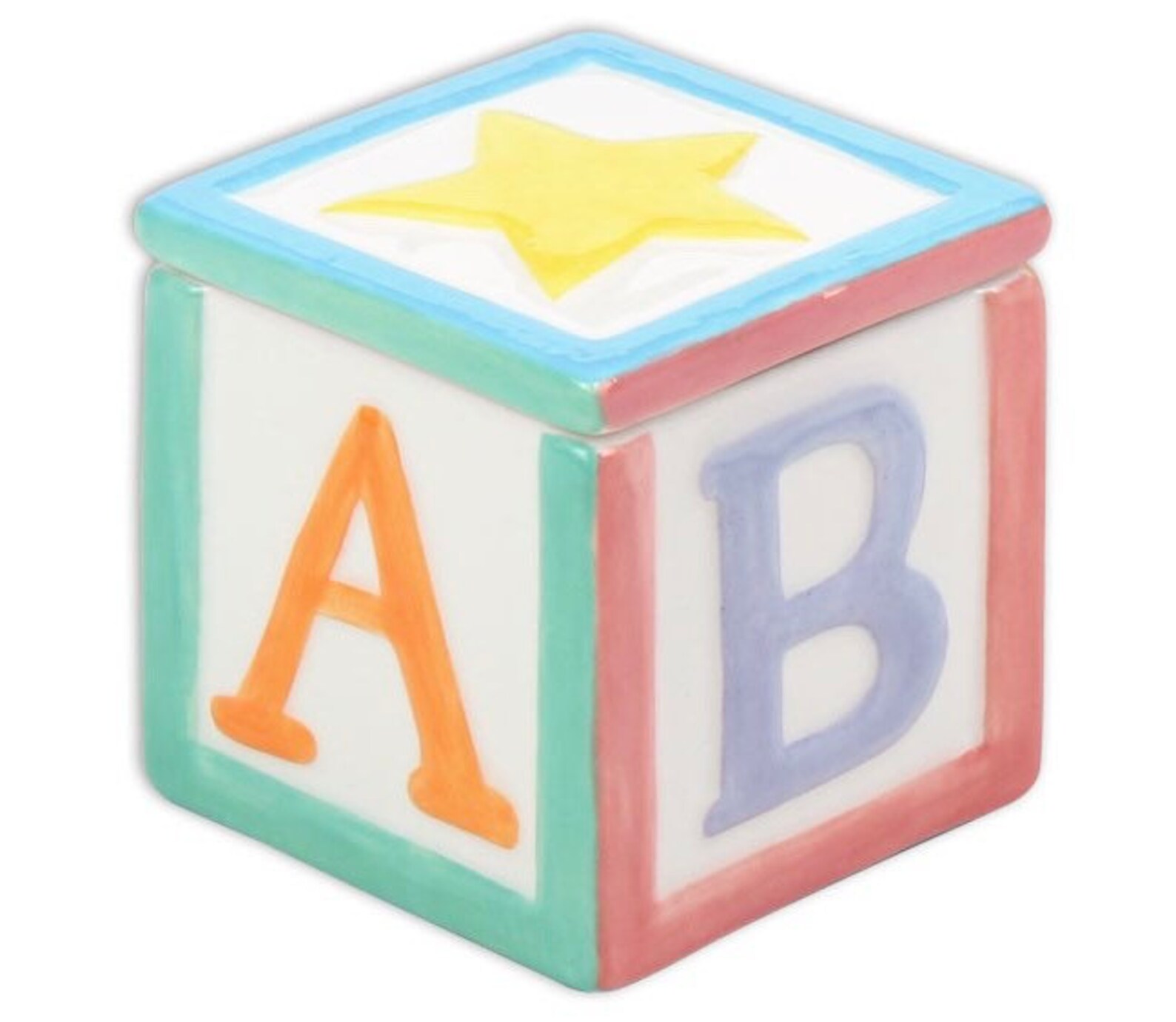 ABC Box DIY Nursery Room Decor at Home Pottery Painting Kit - Etsy
