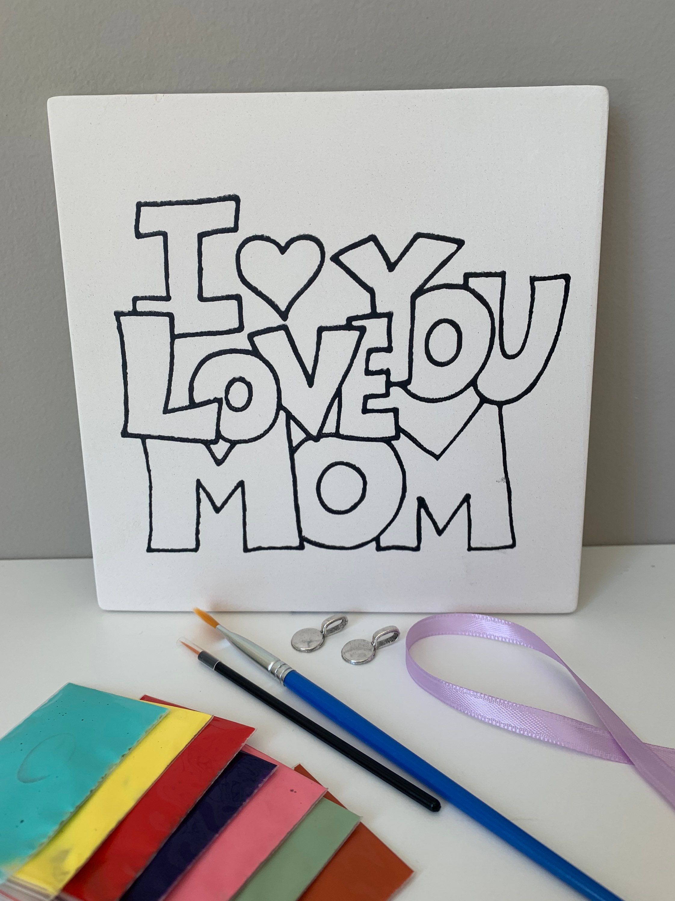 Mommy and Me, DIY Mother's Day Craft Kits, DIY Pottery Painting Kits ...
