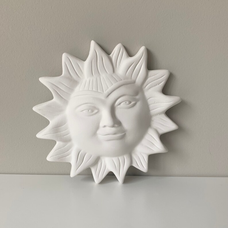 Sun Wall Decor Sun Pottery Painting Kit DIY Pottery Painting - Etsy