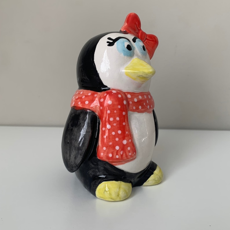 Penelope Penguin Paint Kit Pottery Painting Kit DIY Pottery - Etsy