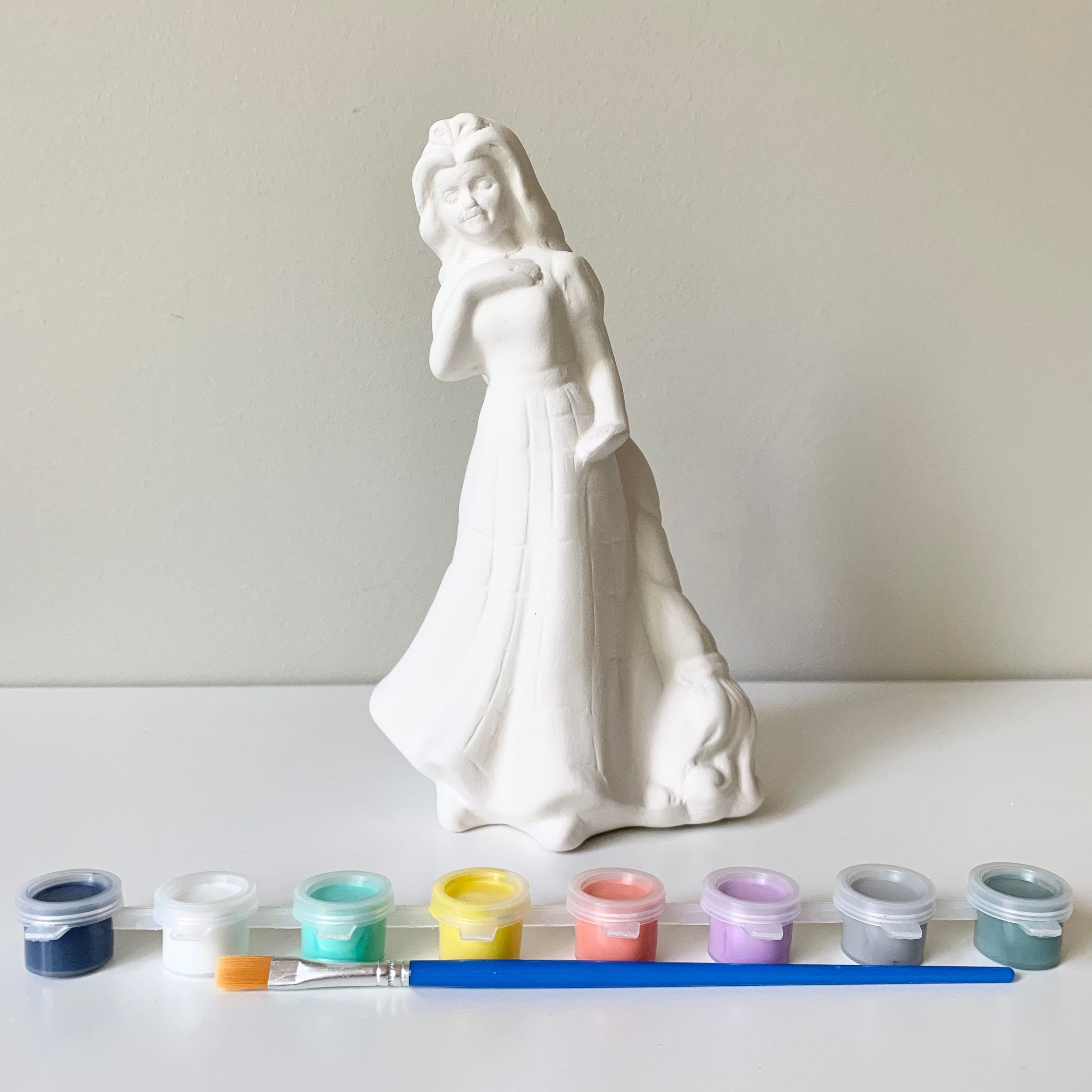 Rapunzel Princess Art Kits Pottery Painting Kit DIY Pottery - Etsy