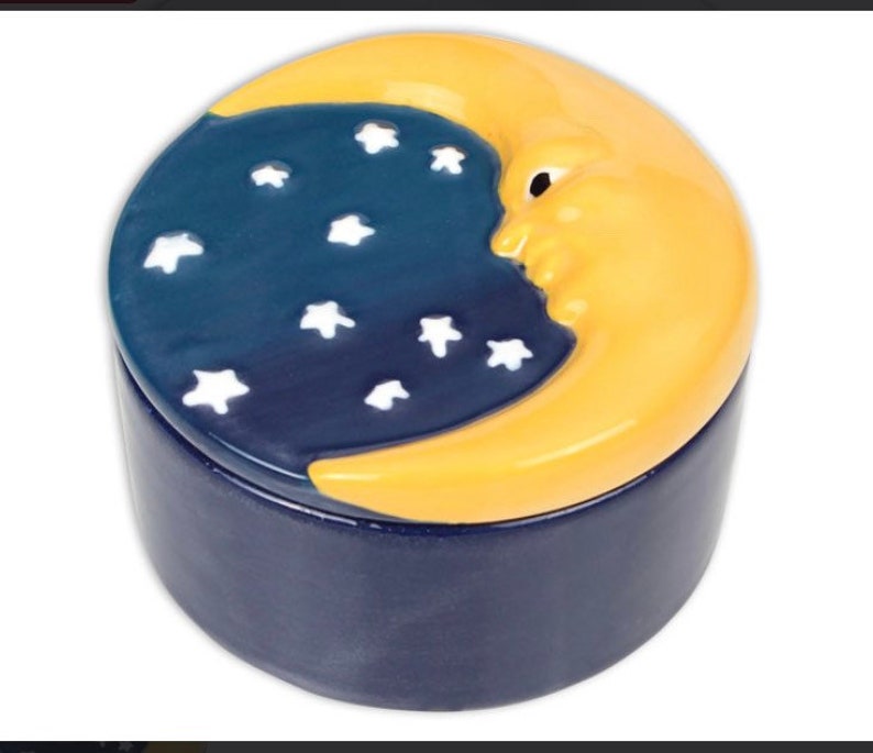 Sun and Moon Pottery Painting Sun & Moon Box DIY Treasure | Etsy