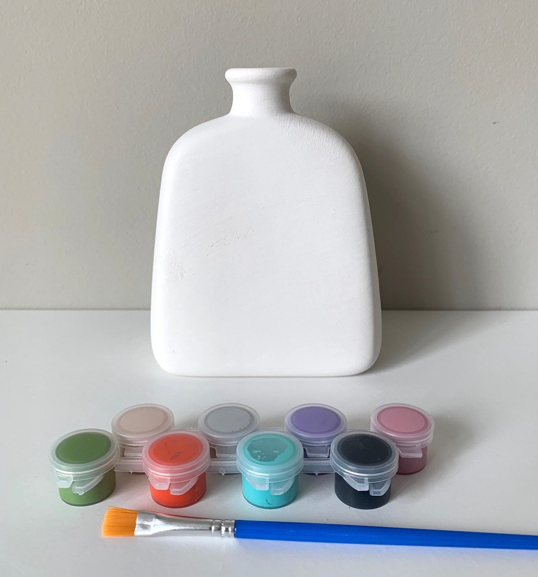 Medium Alene Vase Art Kits, Pottery Painting Kit, DIY Vase Paint Kit ...