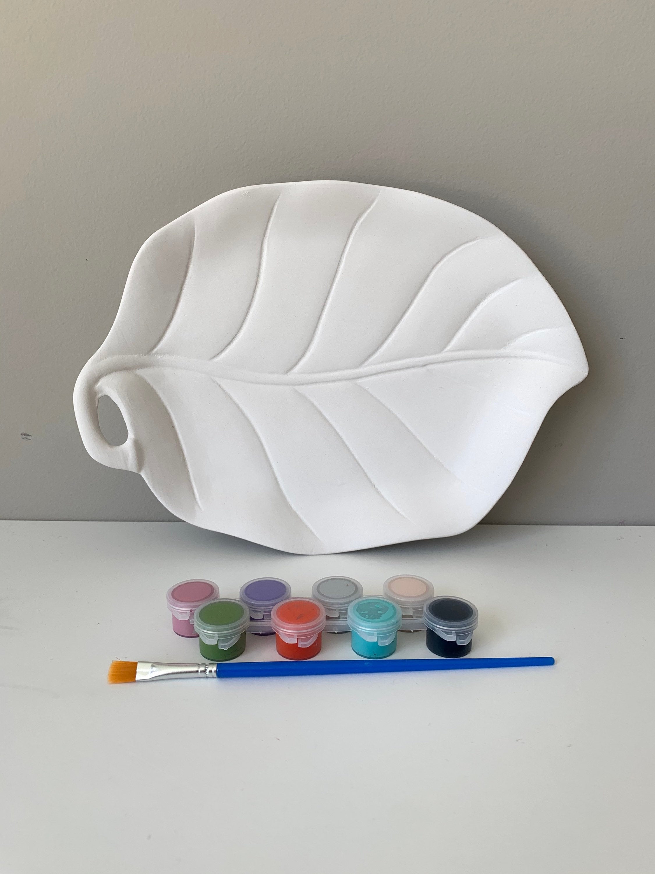 DIY Pottery Painting Kit DIY Fall Decor Fall Leaf Pottery - Etsy