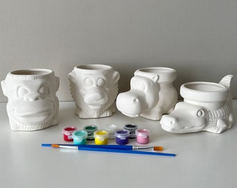 Llama Pinata Planter, DIY Pottery Painting Kit, Succulents Planter ...