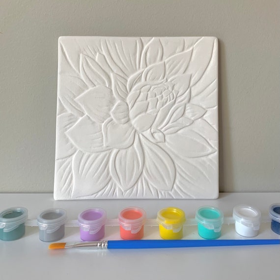 Tile Painting For Kids