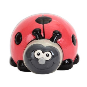 Ladybug Pottery Painting Kit, Paint Party Kit, Ready to Paint Ceramics ...