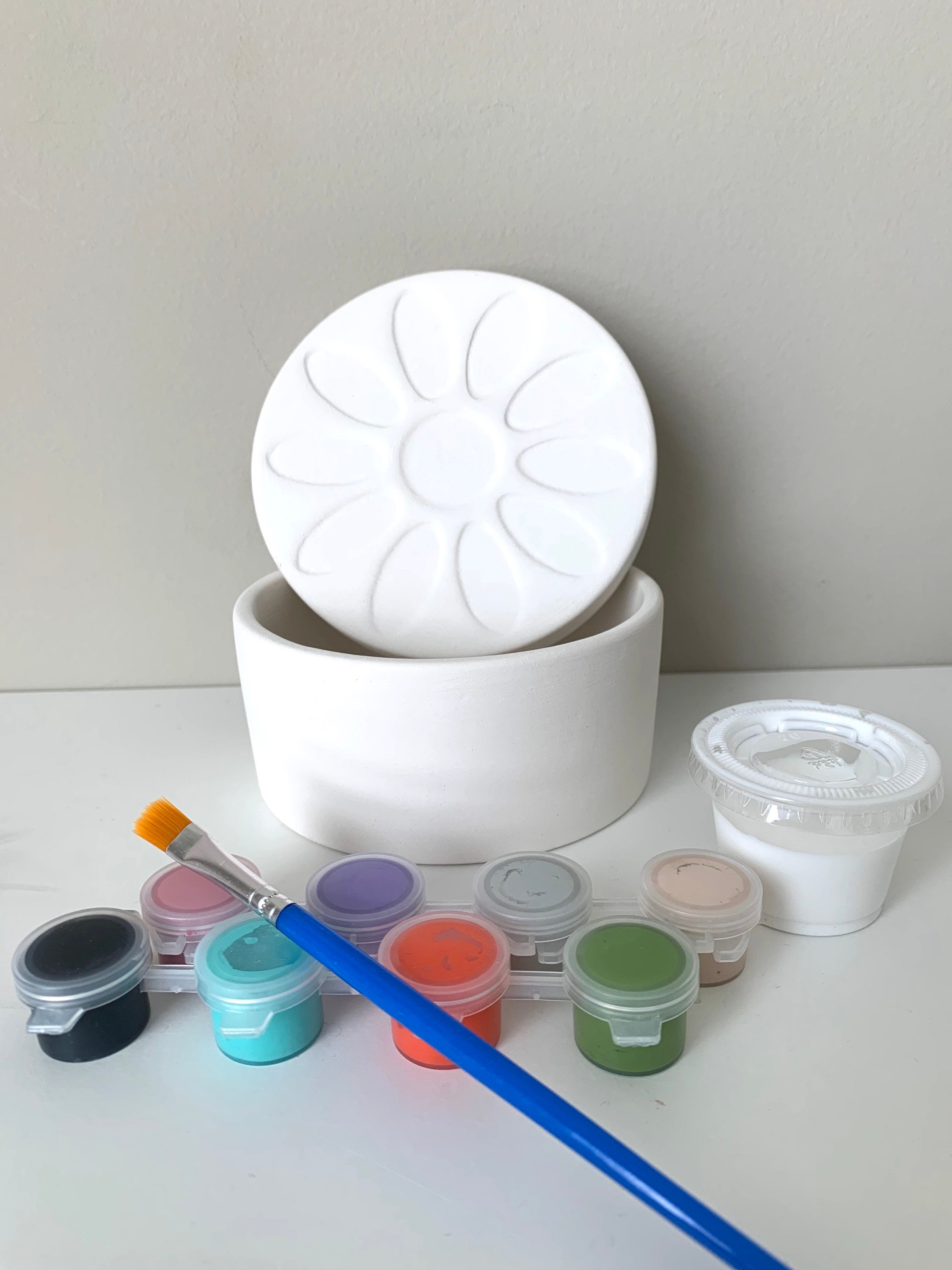 Daisy Box Pottery Painting Kit Daisy Box DIY Treasure Box | Etsy