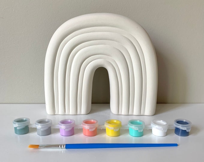 Rainbow Ceramic, Pottery Painting Kit, Art Therapy Kit, Ceramic Art ...