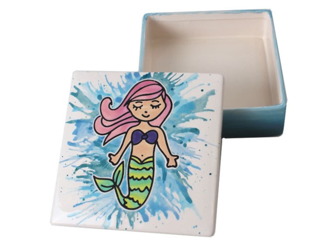 Pottery Painting Kit at Home Pottery Painting Kit Majestic - Etsy