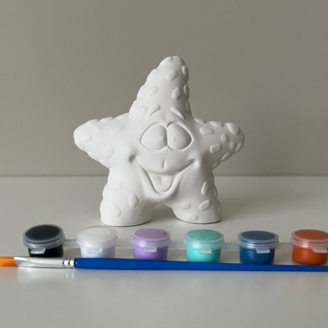 Star Pottery Painting Kit, Paint Party Kit, Ready to Paint Ceramics, at ...