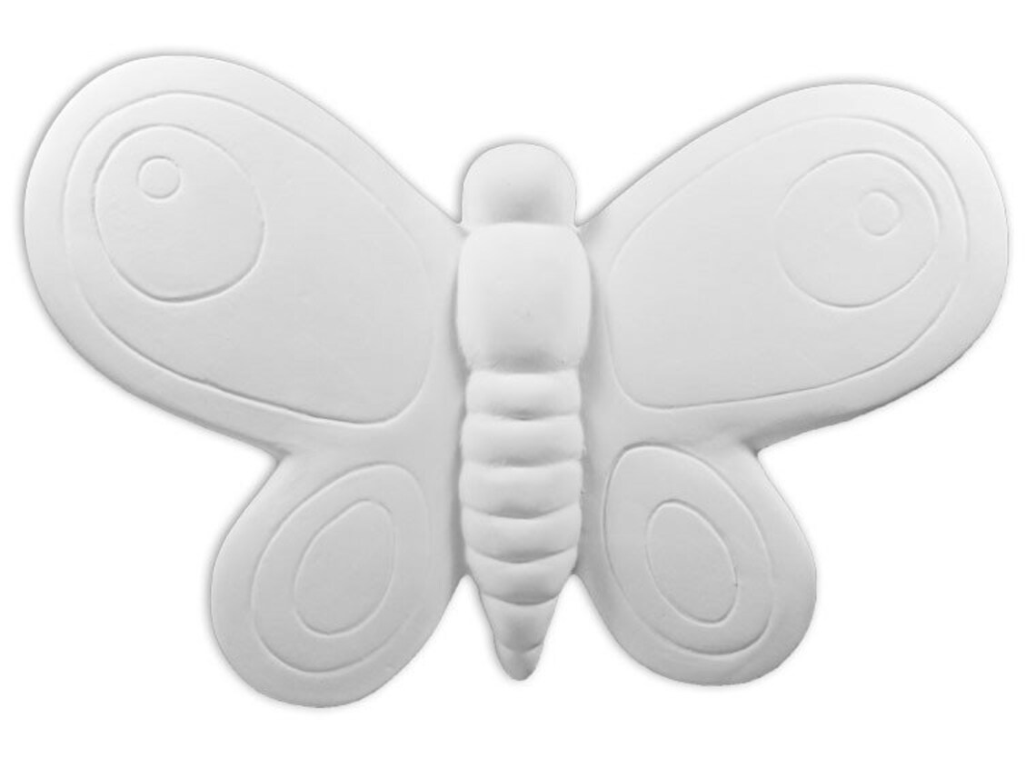 Butterfly Wall Decor, Butterfly Pottery Painting Kit, DIY Pottery ...