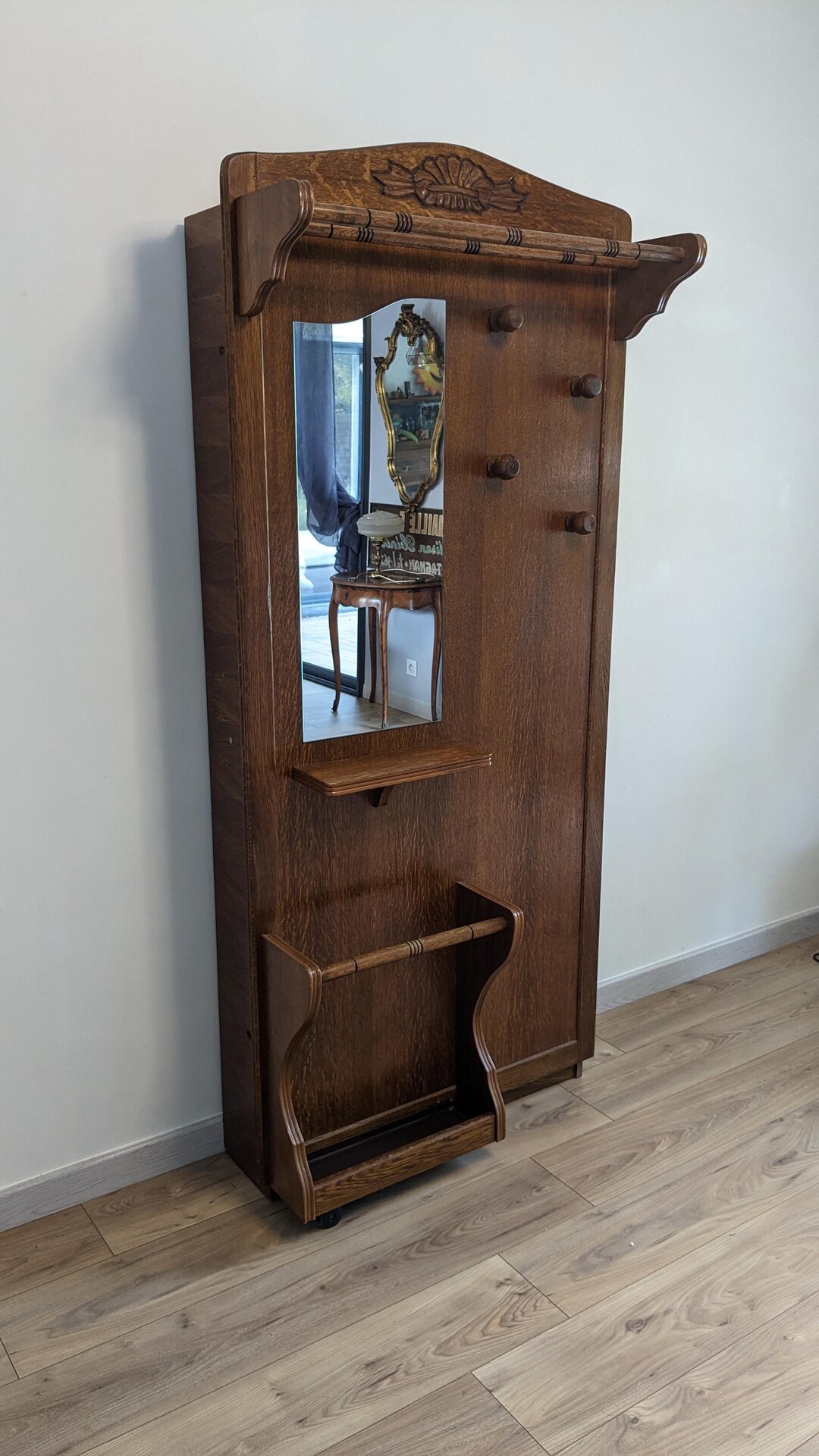Solid Wood Opening Entrance Cabinet - Etsy