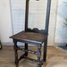 Lorraine Chair in Blackened Wood - Etsy