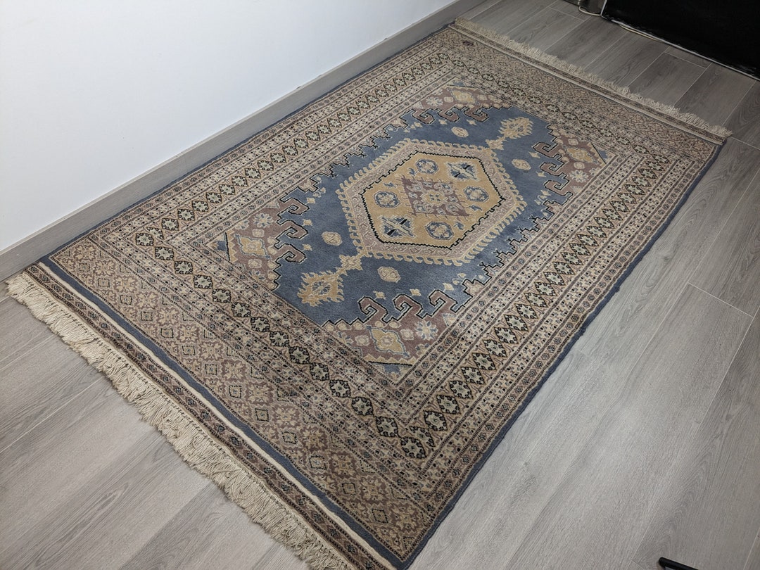 Old Pakistani Bokhara Pure Wool Rug 204 X 126cm - Etsy
