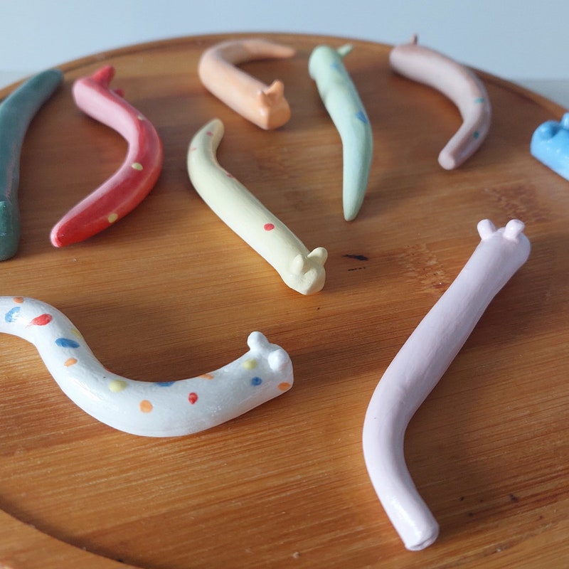 Ceramic Garden Worm - Etsy