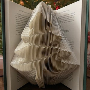 Christmas Tree Folded Book - Etsy