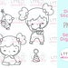 PNG Lulu Birthday digi stamps, PNG imagen de descarga instantánea ...
