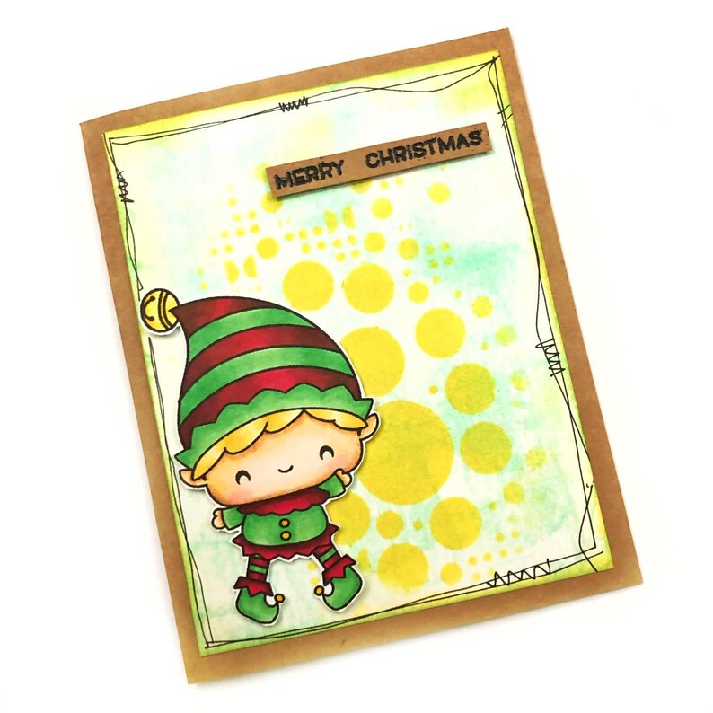 PNG Little Elves Digi Stamp, Santa's Helpers, Kids Crafts, Jpg Instant ...