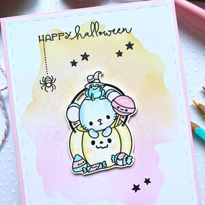 PNG Halloween Mouse Digi Stamp, Halloween Digi Stamp, Cute Halloween ...