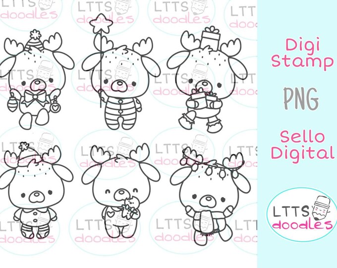 Carolers - 6 Digi Stamp Bundle - Etsy Canada
