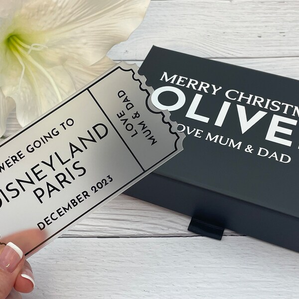 Acrylic Ticket Gift Box - 60+ Gift Ideas for 2023