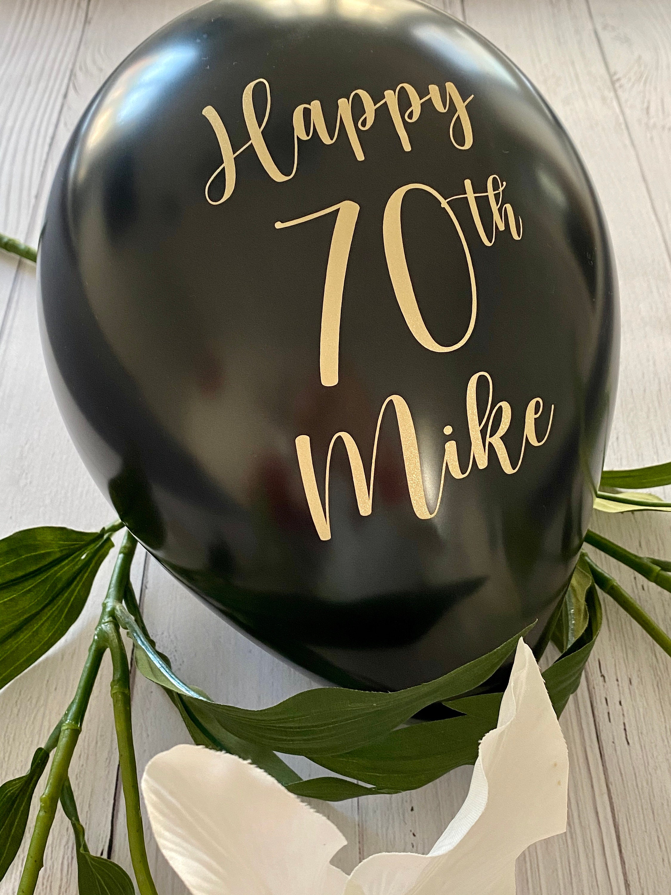 Personalised Vinyl Balloon Decal Label Stickers - Etsy Australia