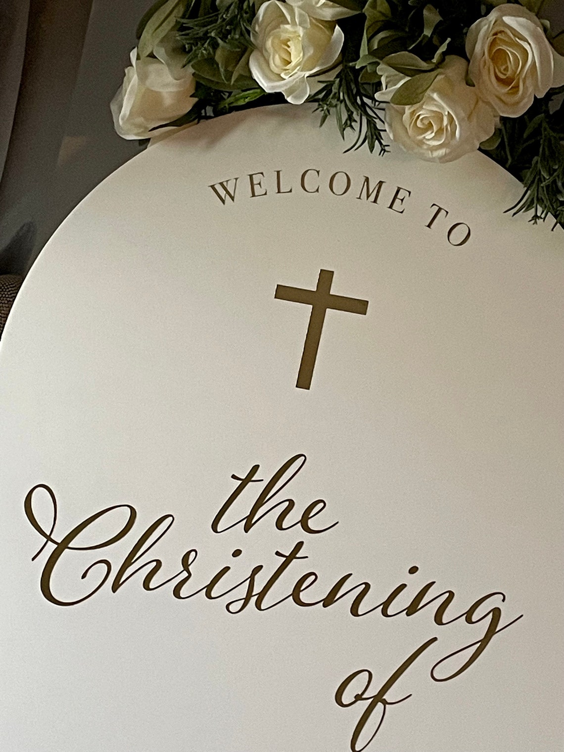 A0 Personalised Acrylic Christening Sign Event Signage - Etsy