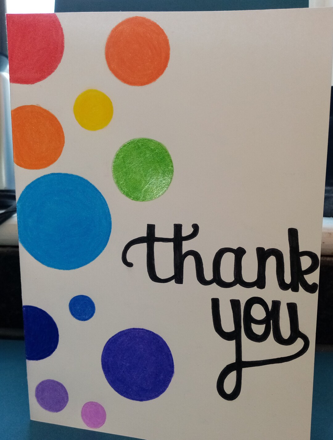 Thank You Card With Envelope - Etsy