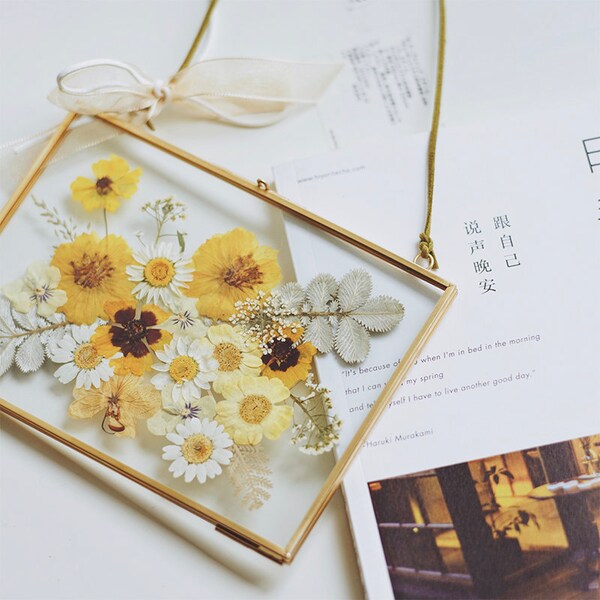 Framed Dried Flowers - Etsy