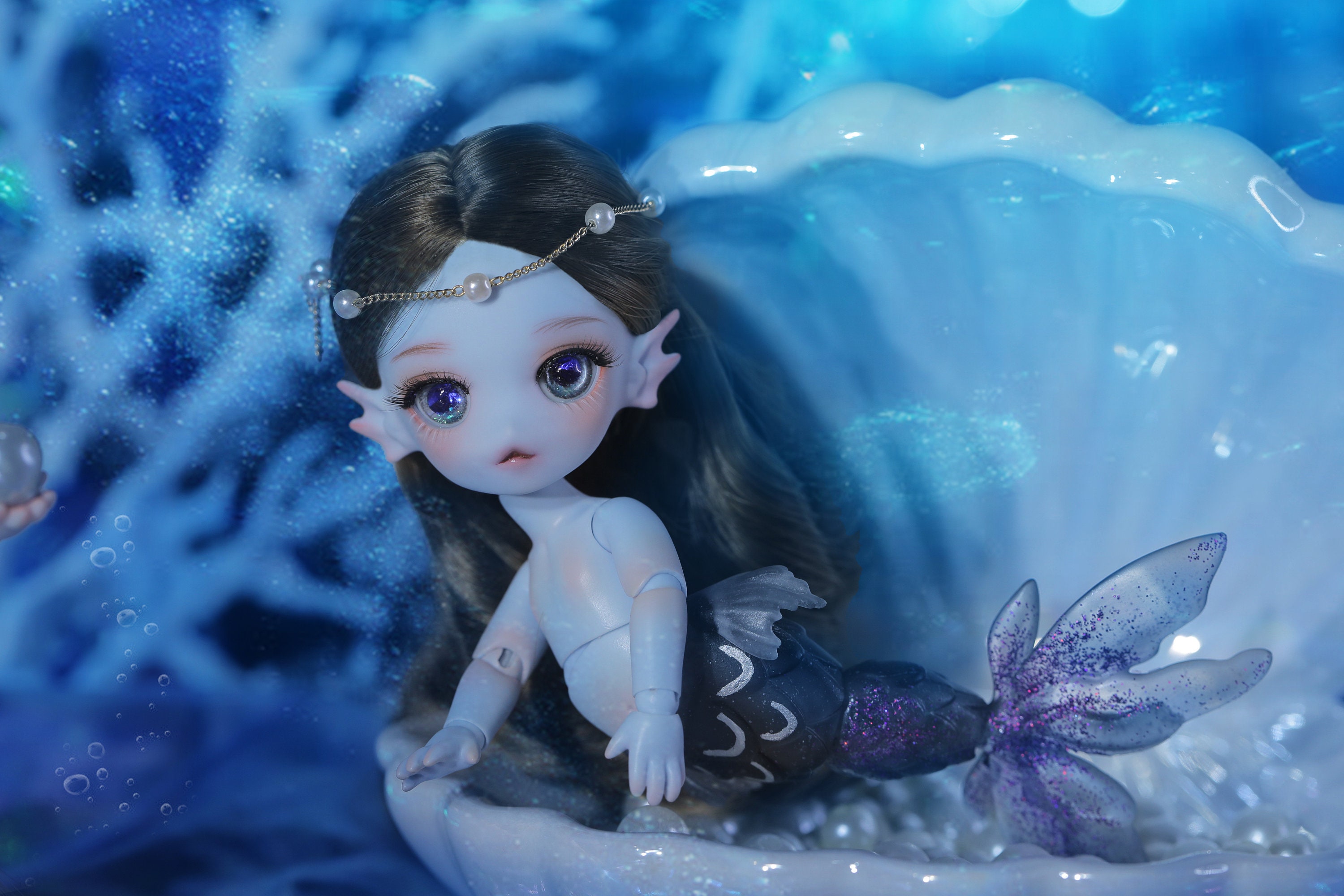Full Set Bjd Doll 14CM Mermaid Best Gifts for Girl Handmade - Etsy