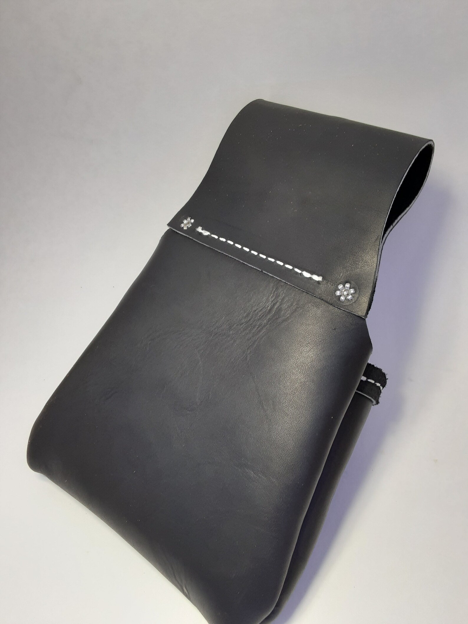 Single Leather Bag/pouch for Tool Belt. Full Grain Leather - Etsy