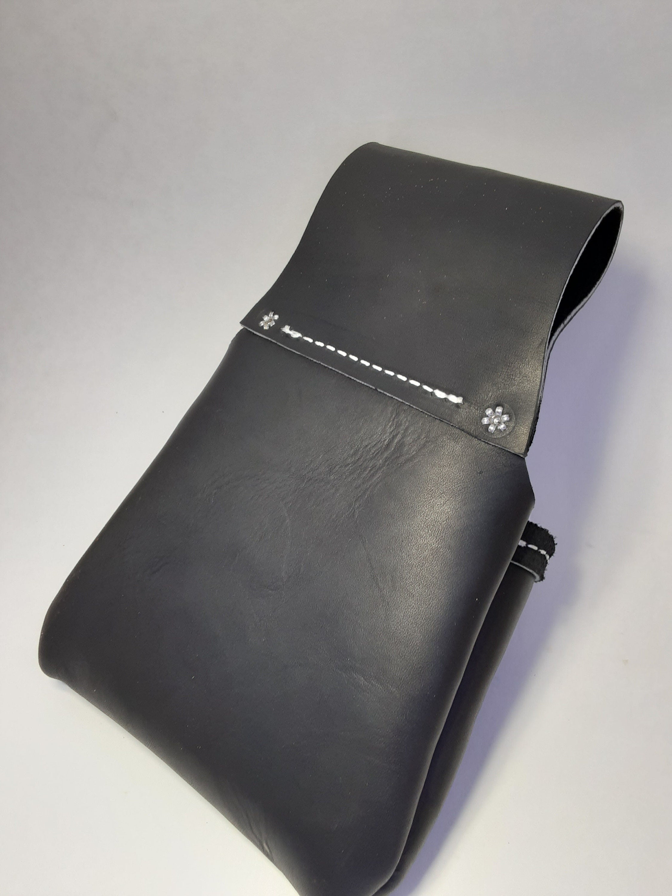 Single Leather Bag/pouch for Tool Belt. Full Grain Leather - Etsy