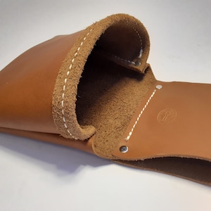 Single Leather Bag/pouch - for Tool Belt. Full Grain Leather Tool Belt ...