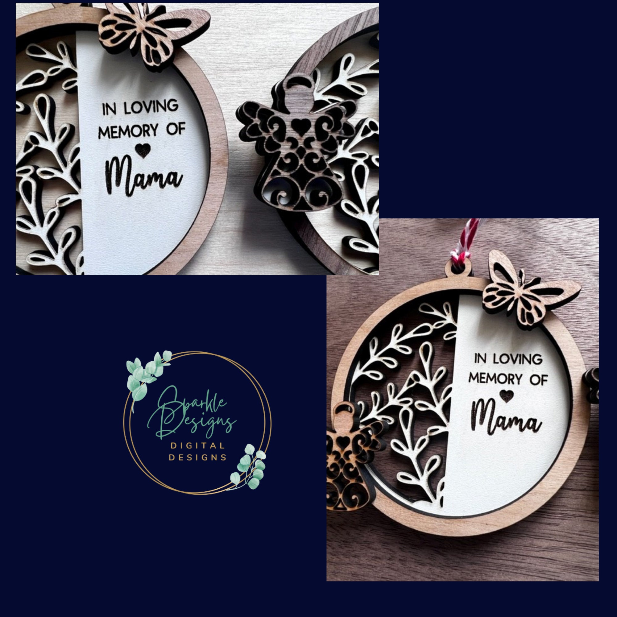 Laser Cutting Files SVG Memorial Bundle in Loving Memory - Etsy