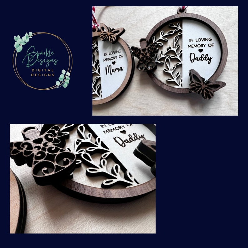 Laser Cutting Files SVG Memorial Bundle in Loving Memory - Etsy