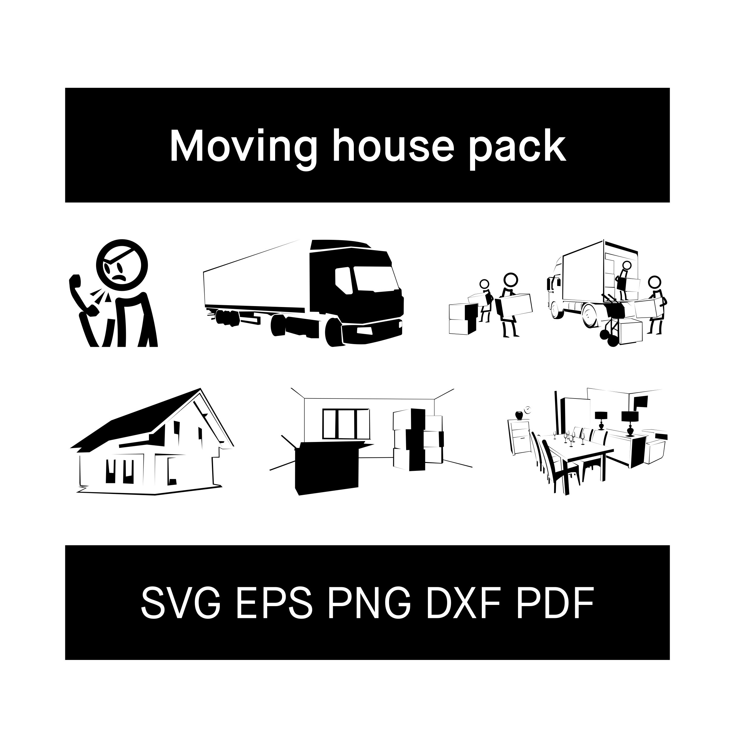 Moving House Illustration Pack 31 Pieces - Etsy
