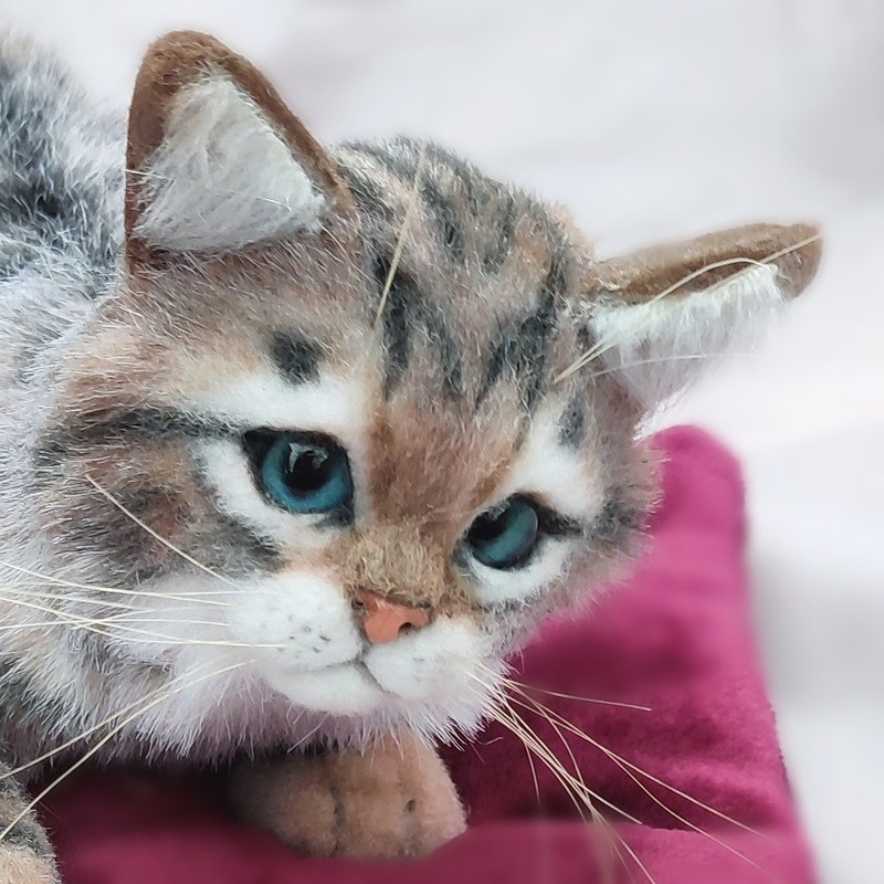Small White Cat Plush - Etsy