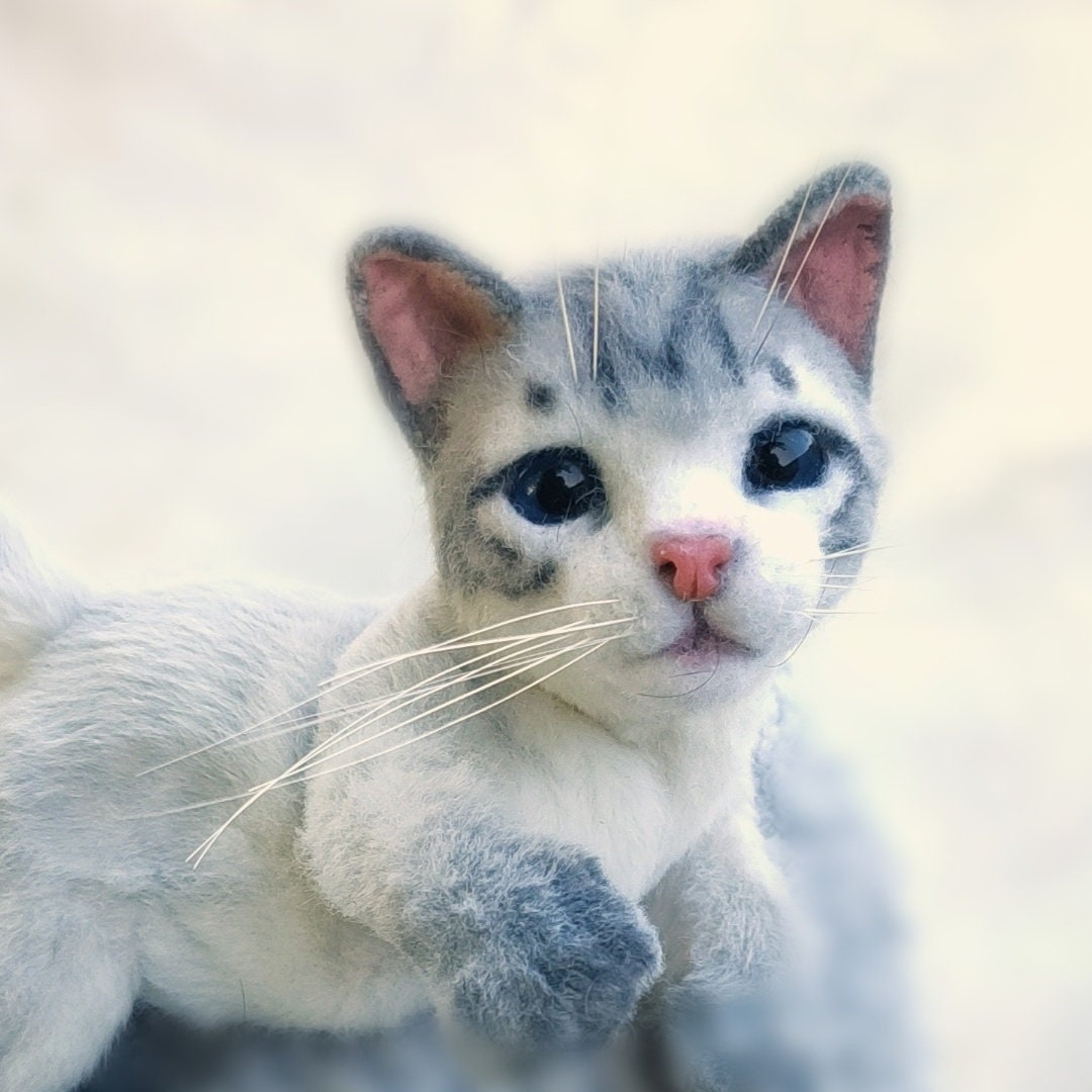 Little Kitty. Collectible Realistic Toy. Poseable Animals Toy by Photo ...