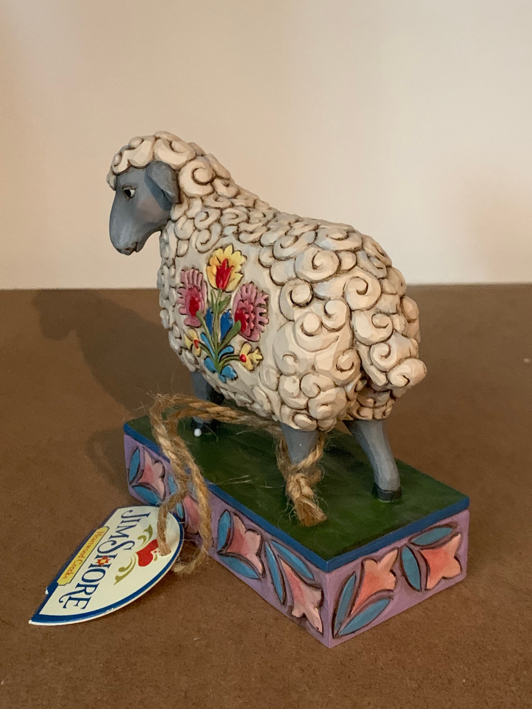 Jim Shore Sheep Figure on Base New With Original Packaging - Etsy