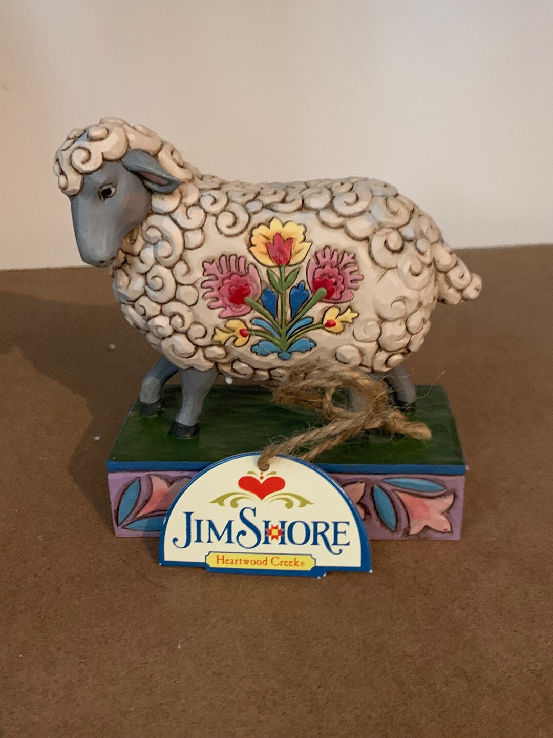 Jim Shore Sheep Figure on Base New With Original Packaging - Etsy