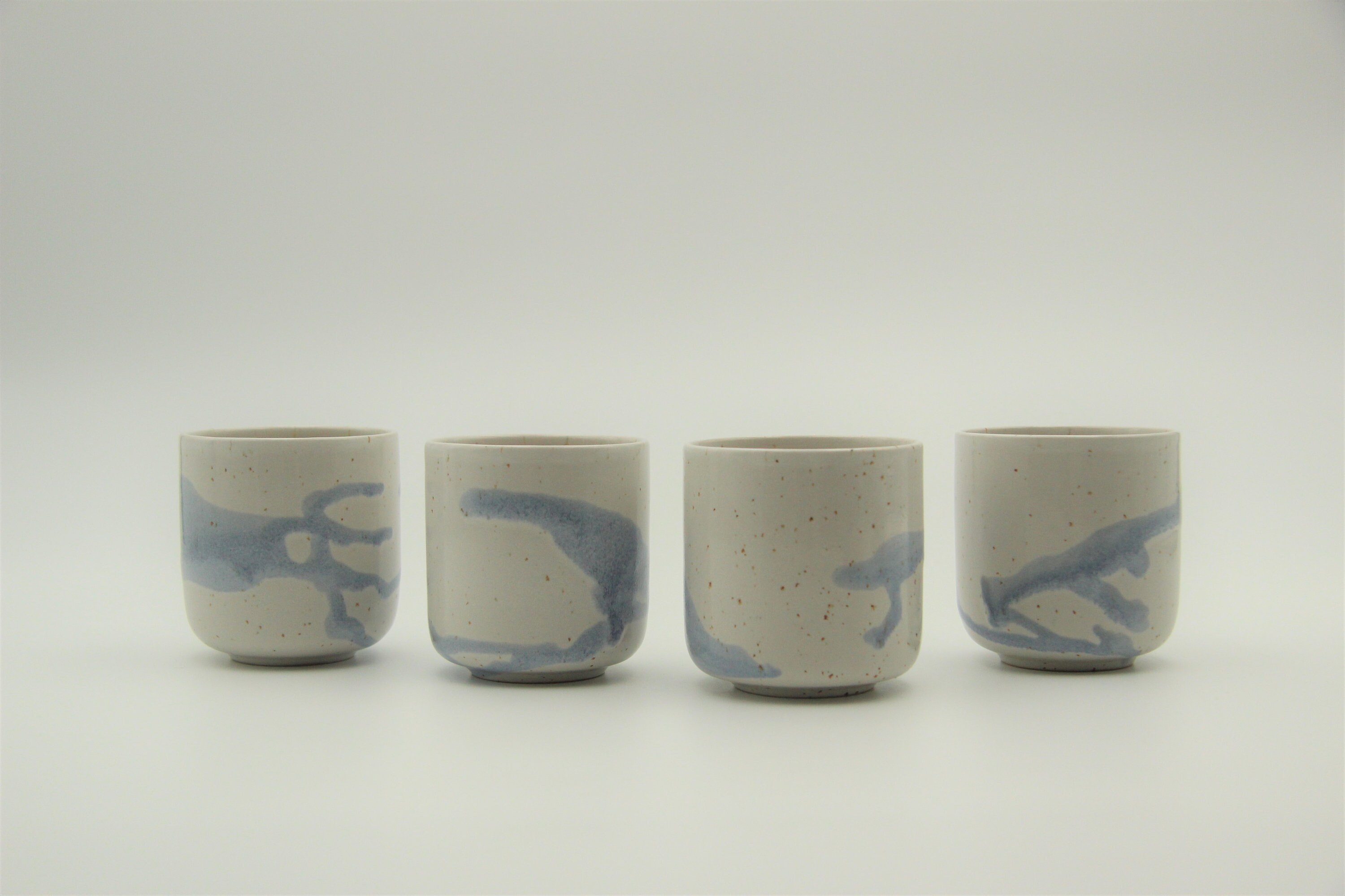 Ceramic Mug / Cup Without Handle 250 Ml Minimalistic White - Etsy UK