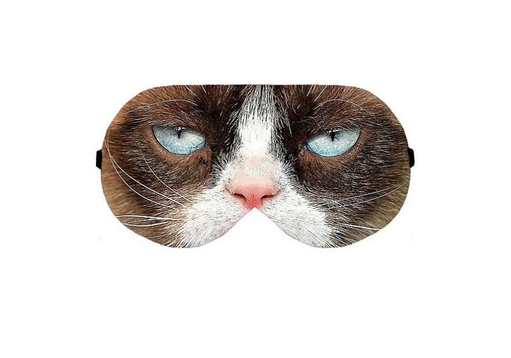 Grumpy Cat Sleep Eye Mask Sleep Sleeping Masks Blindfold | Etsy