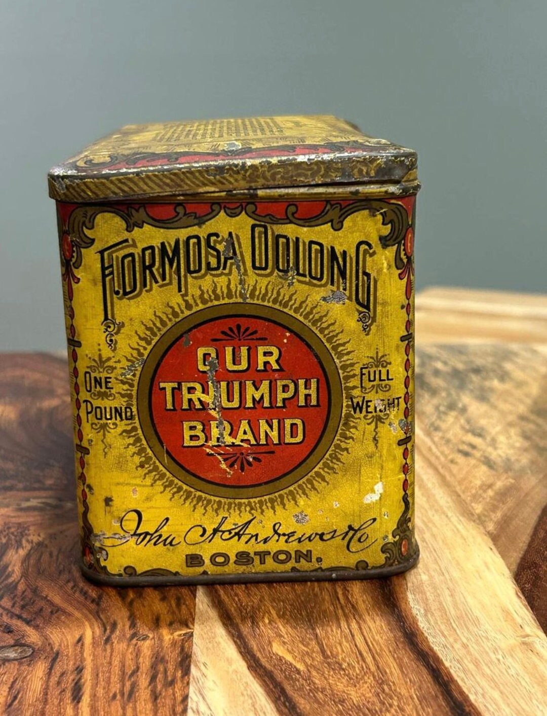 Very Rare 19th Century BOSTON TEA PARTY Tin John A. - Etsy