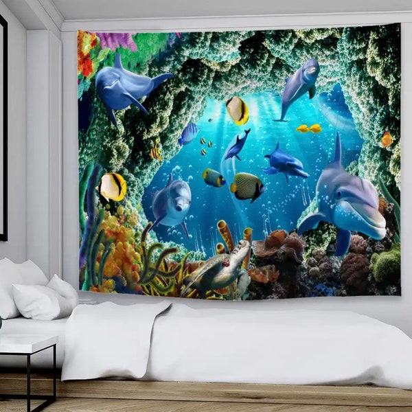 Ocean Tapestry - Etsy