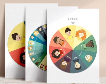 Feelings Chart Kids - Etsy