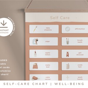 Well-being Chart for Kids Visual Calendar Unicorn - Etsy