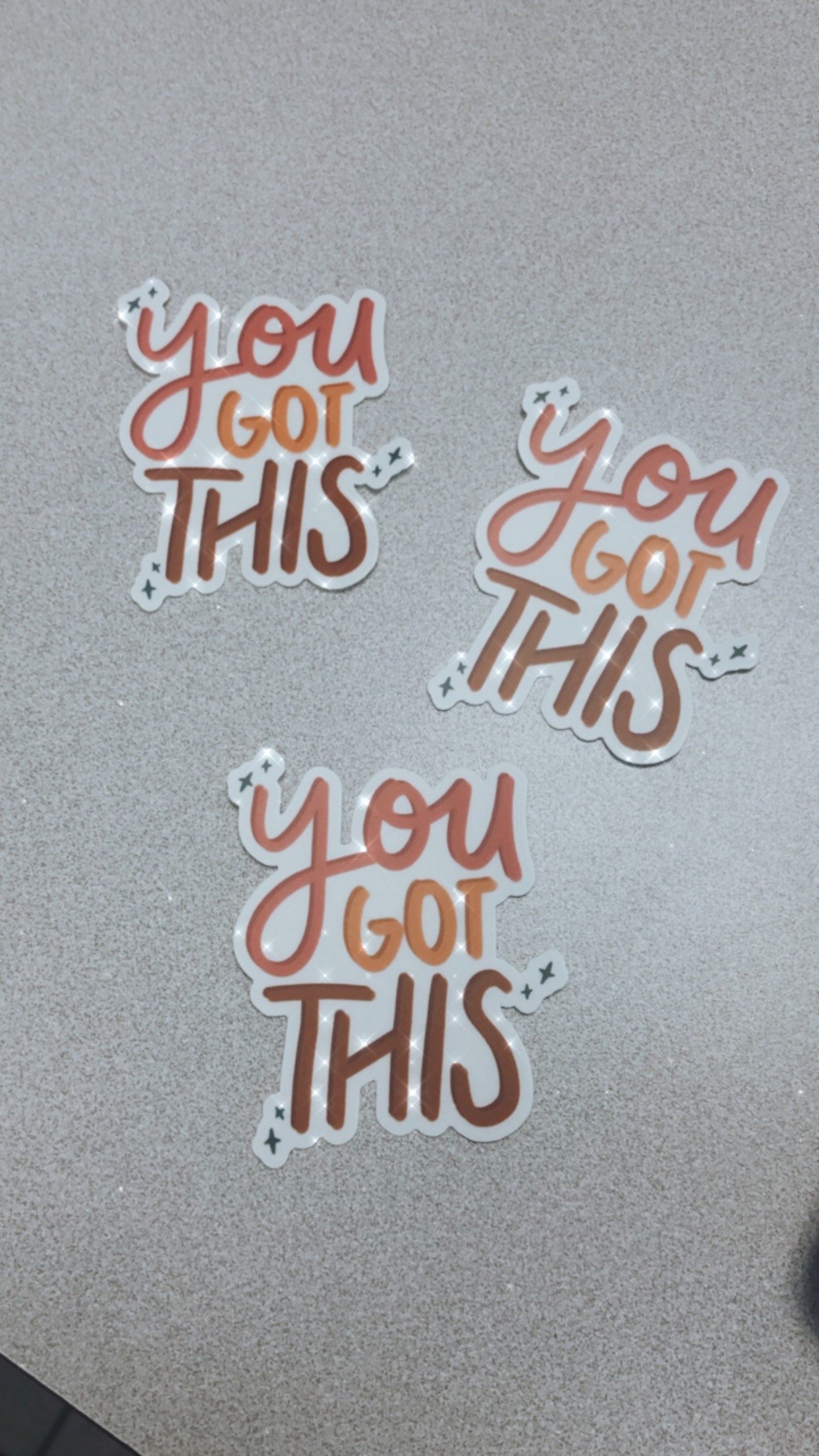 YOU GOT THIS Sticker Clear Waterproof Sticker - Etsy